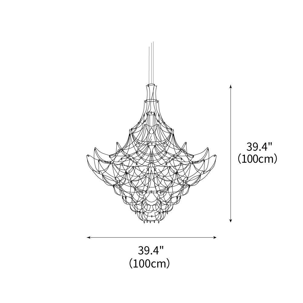 Amos Light Group Chandelier — Mooiehome