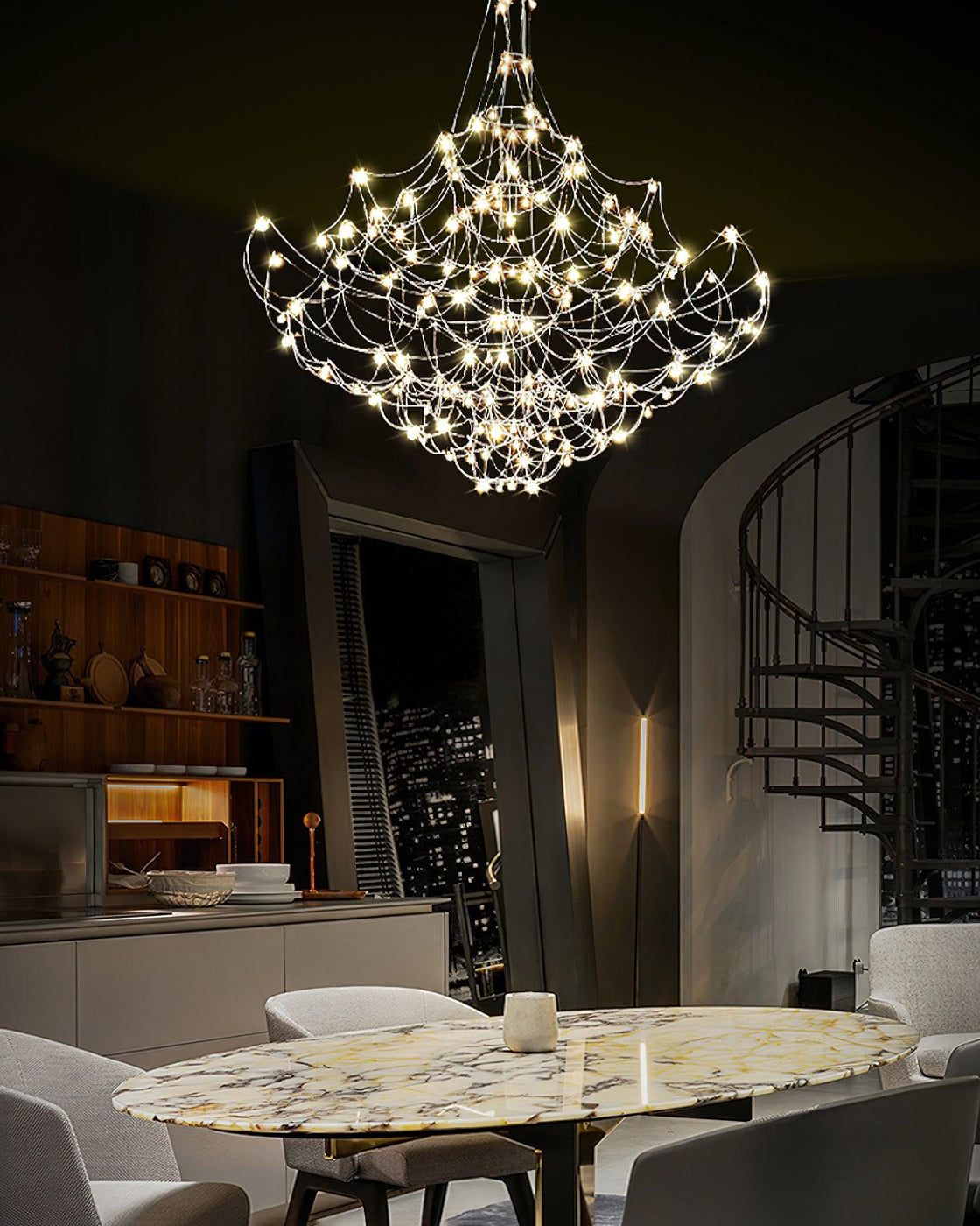 Amos Light Group Chandelier — Mooiehome