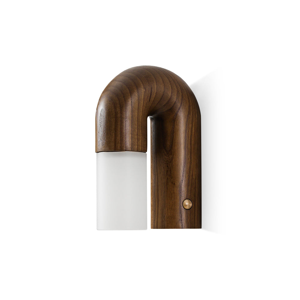Arcus Wood Wall Lamp 7.1" — Mooiehome