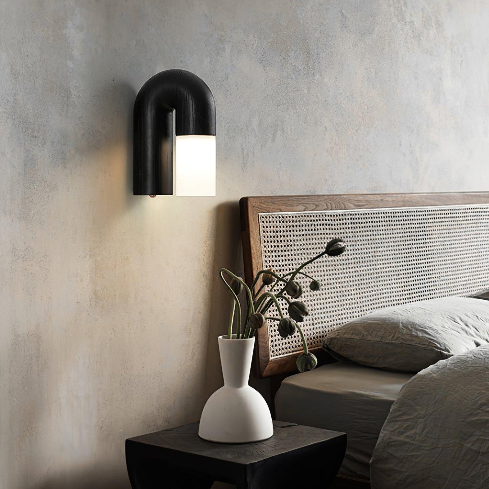 Arcus Wood Wall Lamp 7.1" — Mooiehome