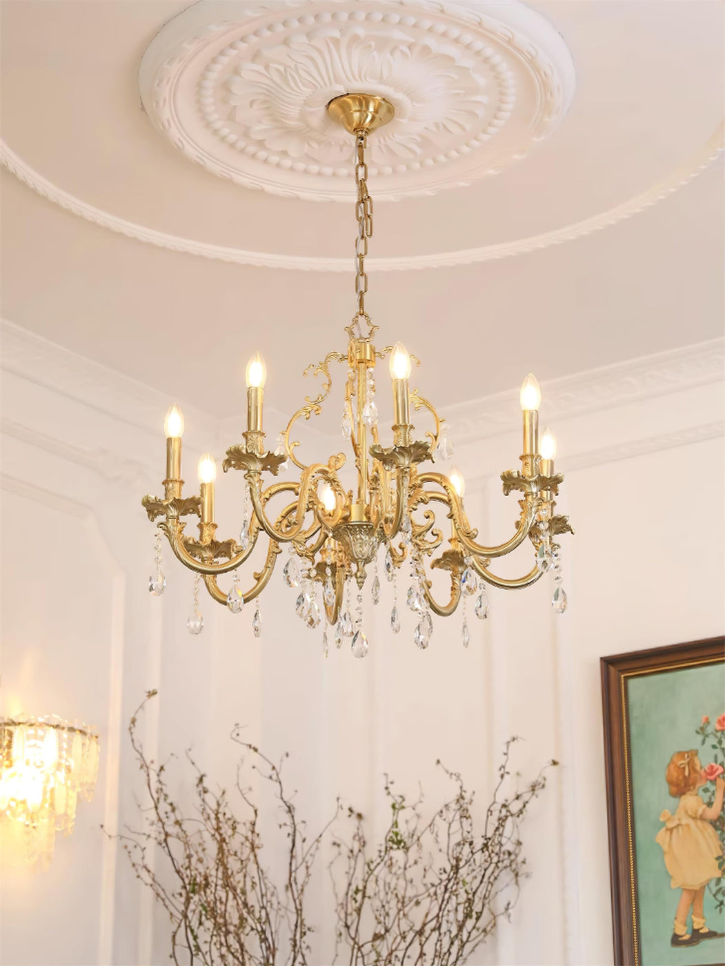 Barret Light Crystal Classic Traditional Chandelier — Mooiehome
