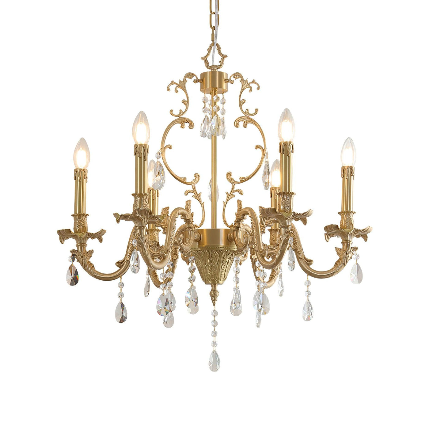 Barret Light Crystal Classic Traditional Chandelier — Mooiehome