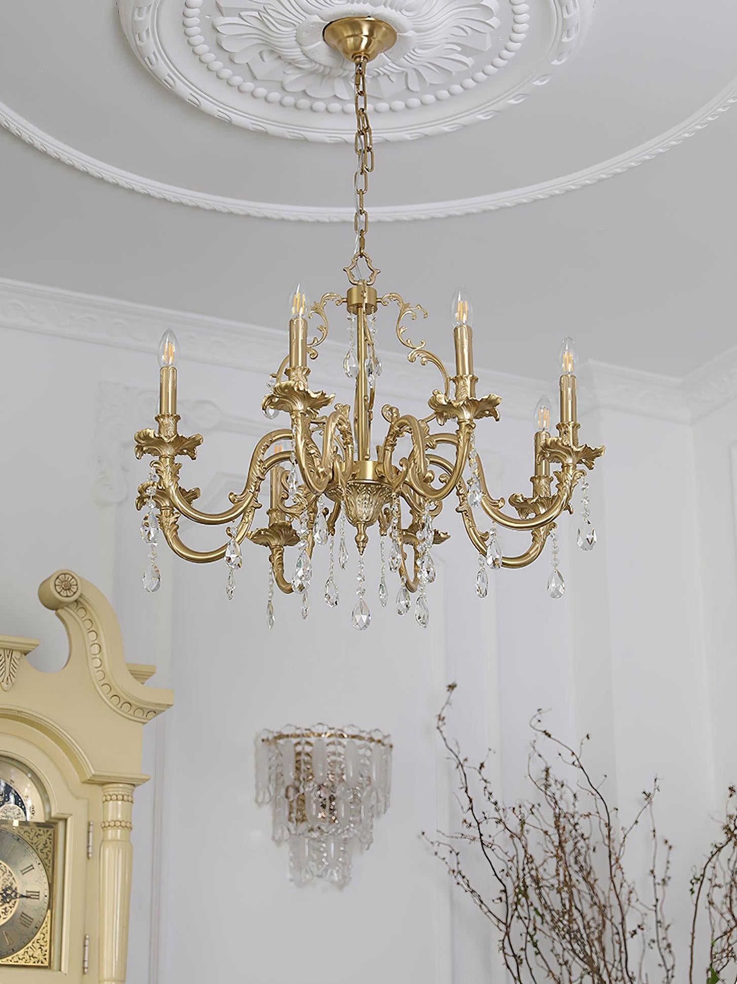 Barret Light Crystal Classic Traditional Chandelier — Mooiehome