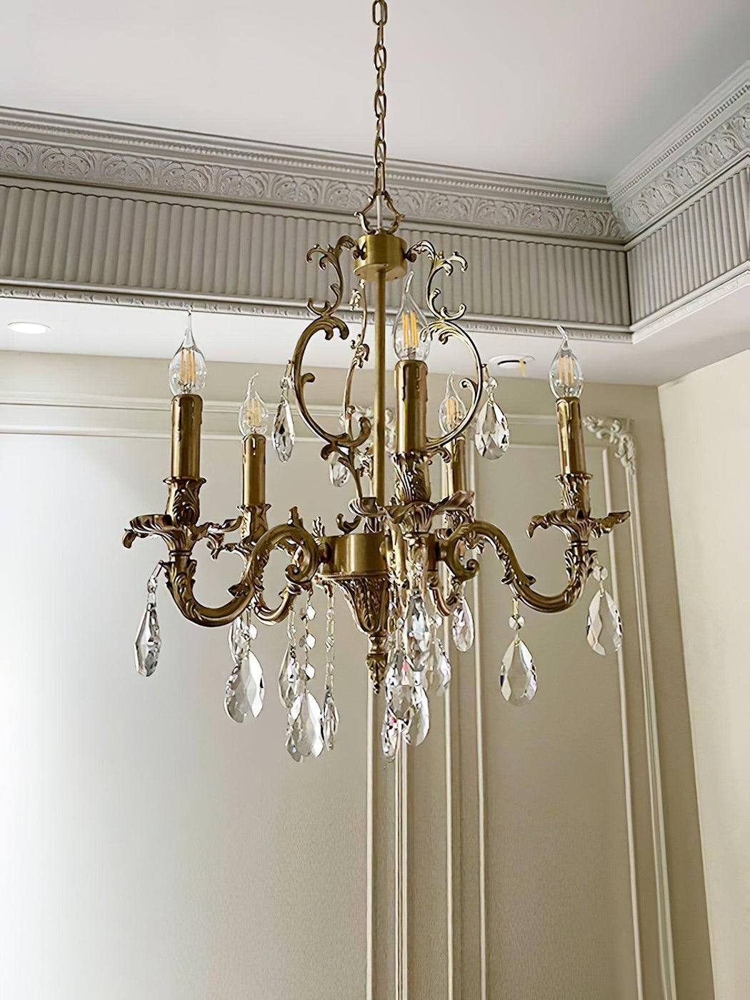 Barret Light Crystal Classic Traditional Chandelier — Mooiehome