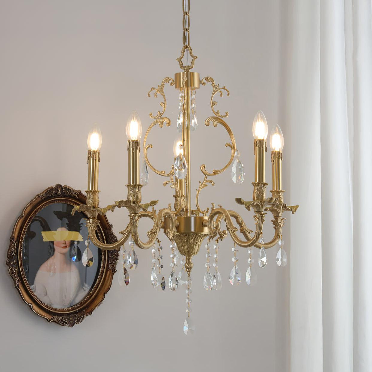 Barret Light Crystal Classic Traditional Chandelier — Mooiehome