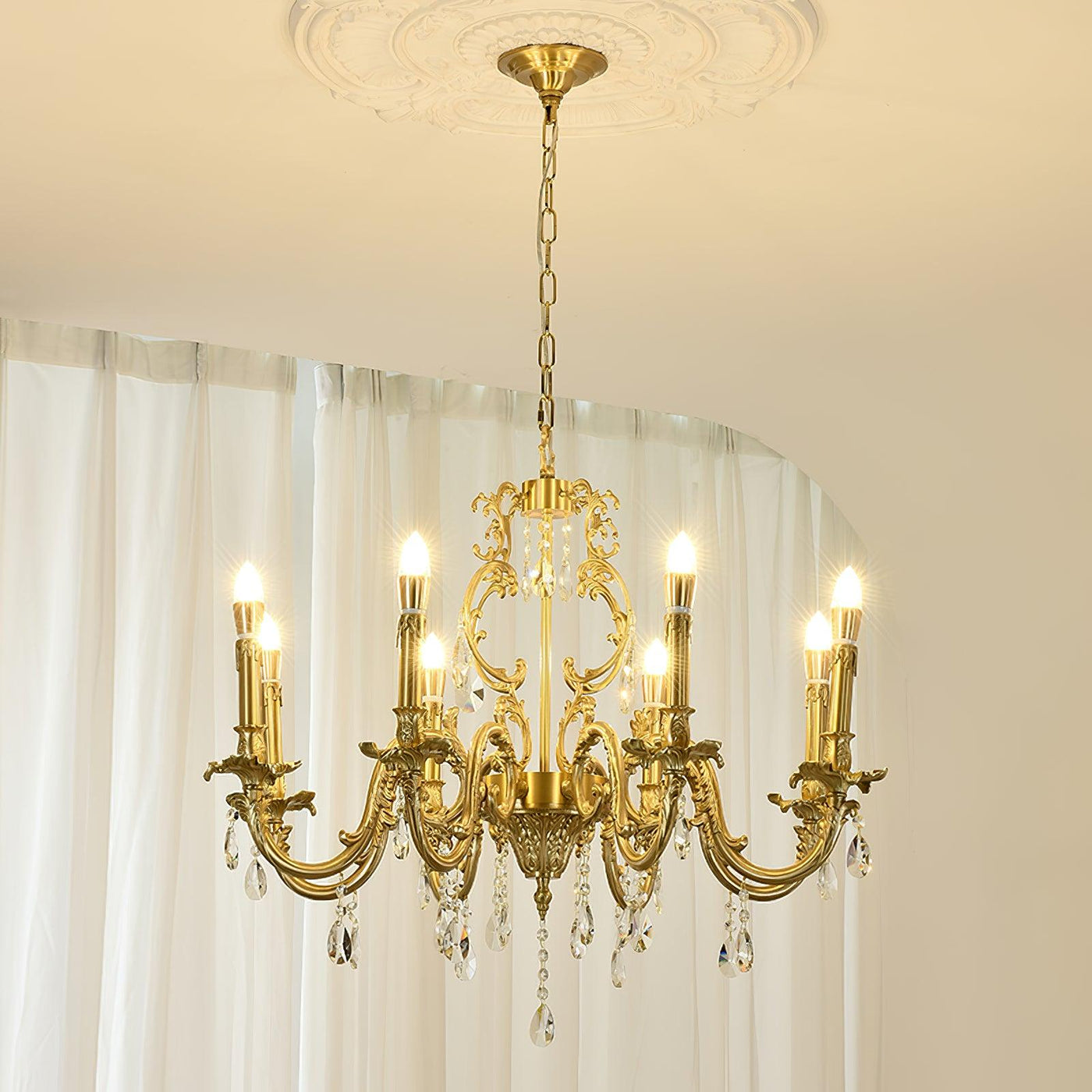 Barret Light Crystal Classic Traditional Chandelier — Mooiehome