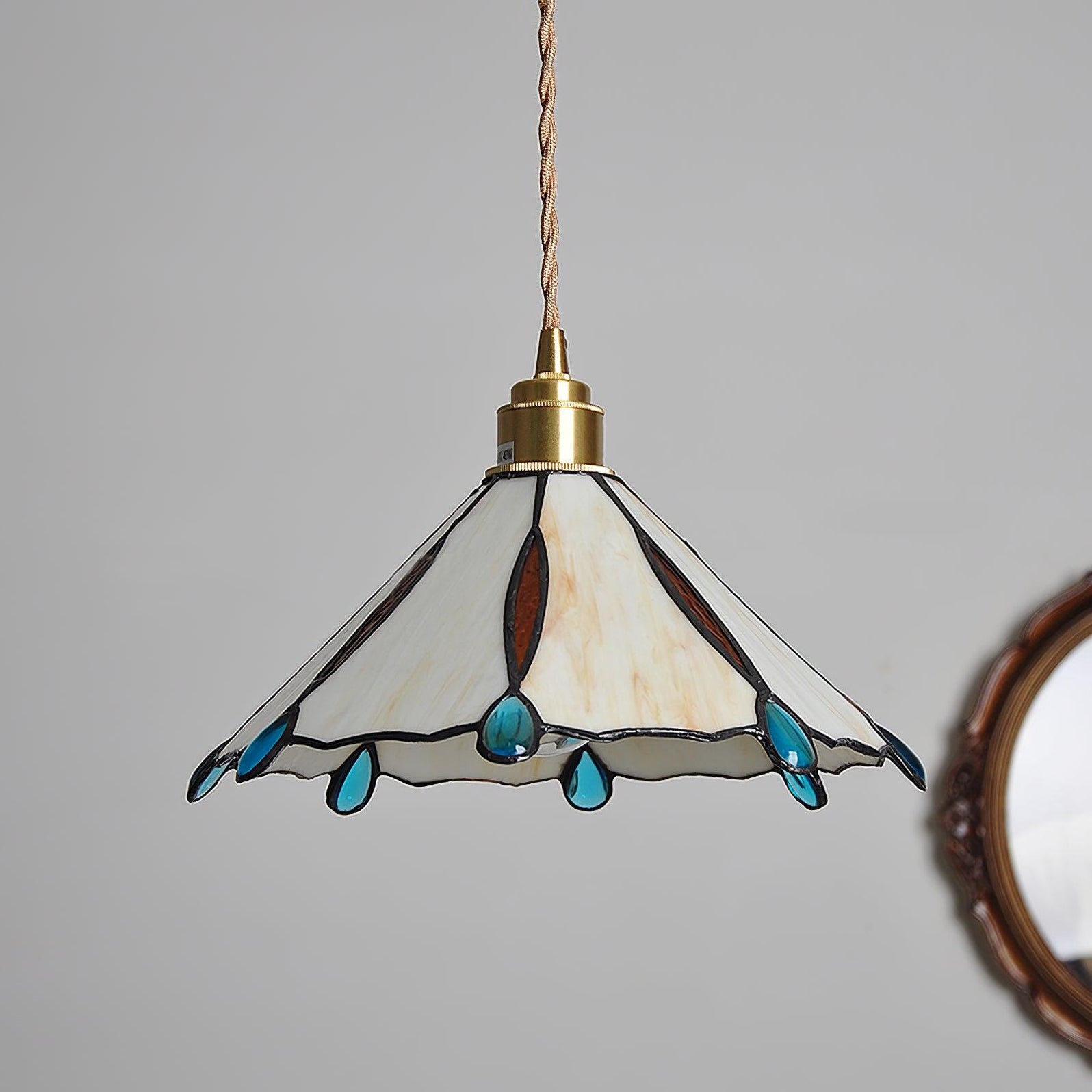 Colorful Stained Glass Pendant Light — Mooiehome