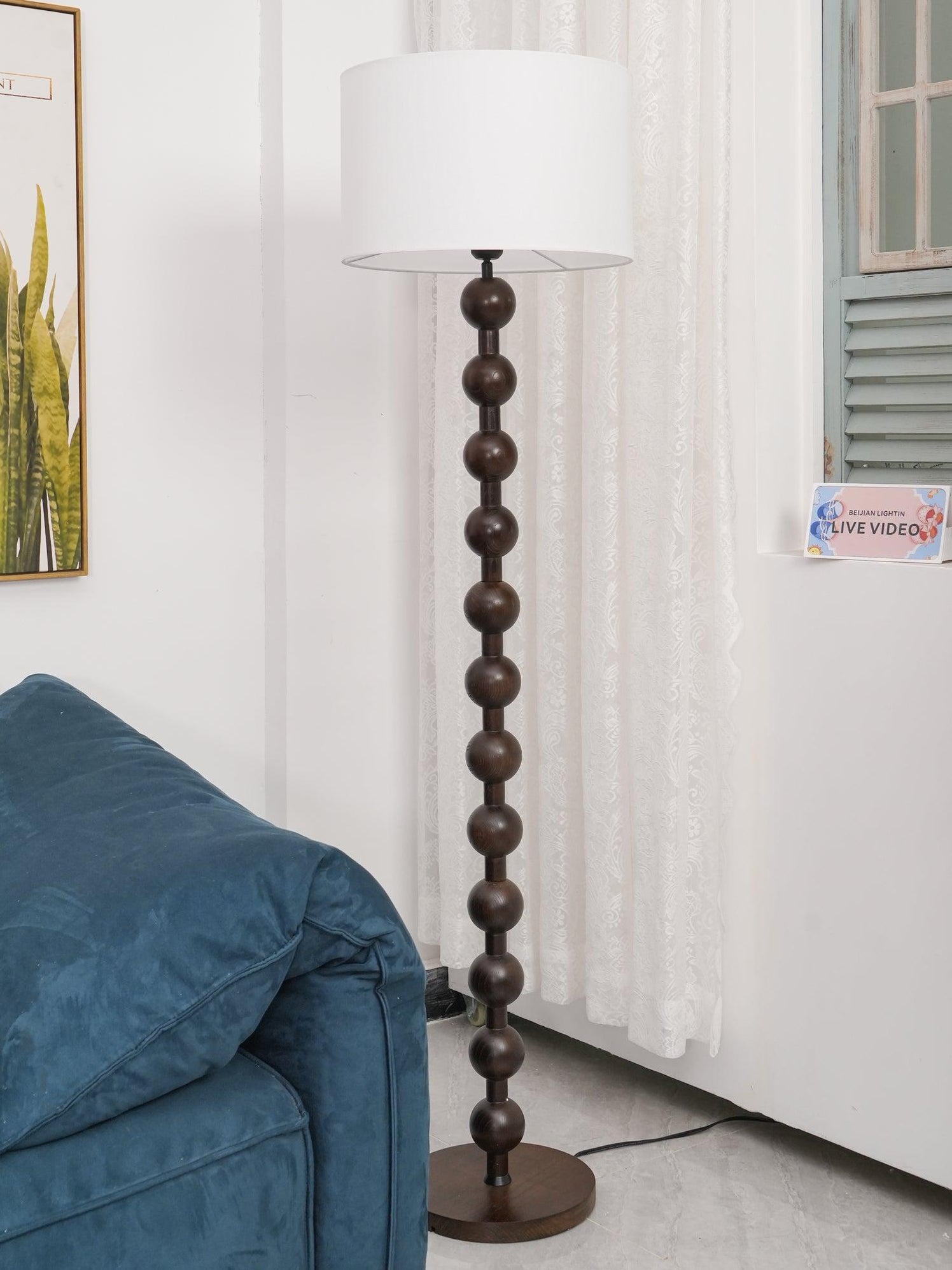 Hugo Barbell Floor Lamp 15.7" — Mooiehome