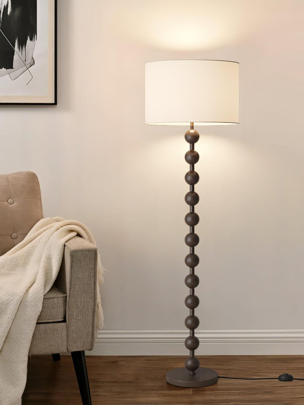 Hugo Barbell Floor Lamp 15.7" — Mooiehome