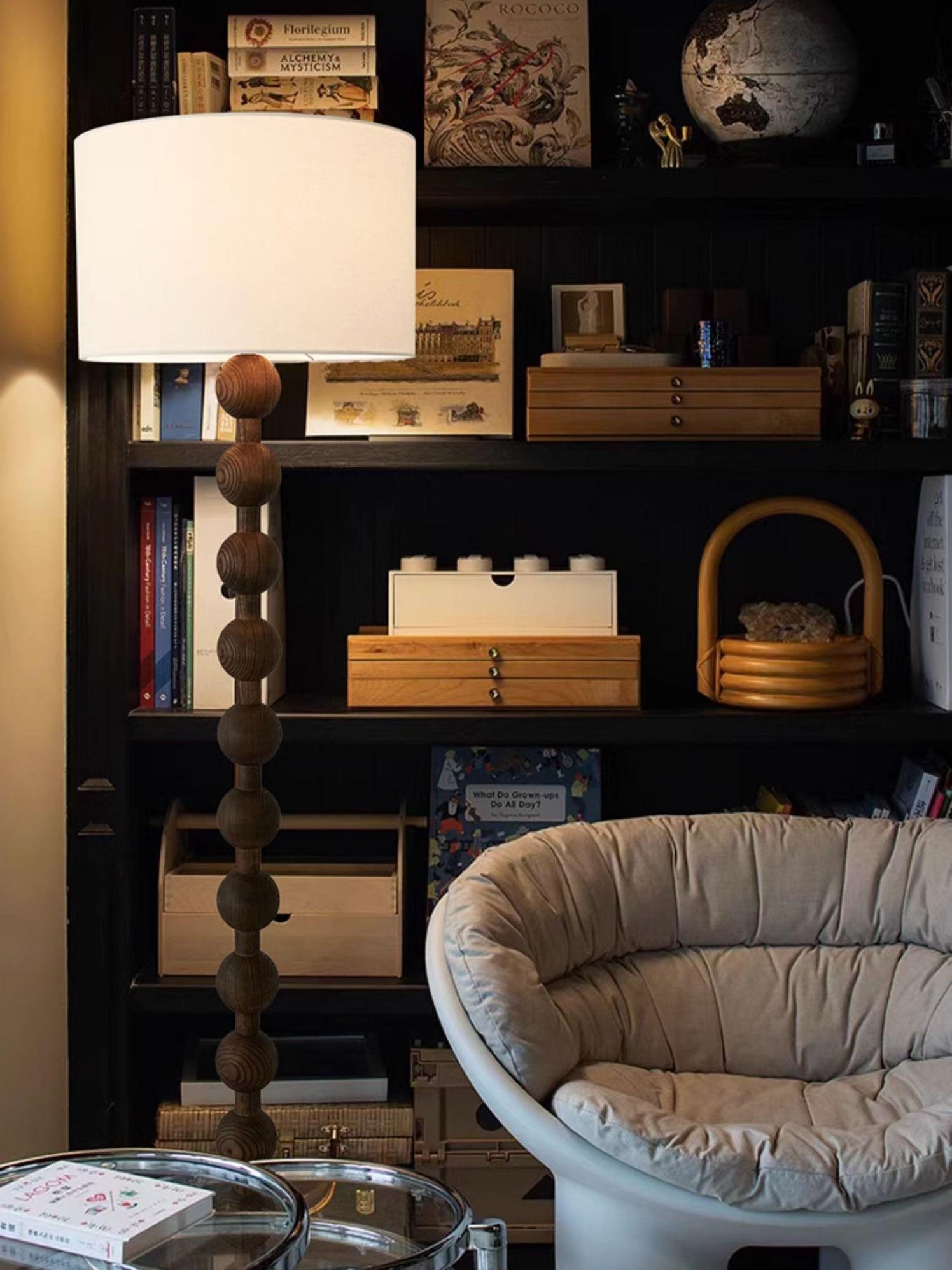Hugo Barbell Floor Lamp 15.7" — Mooiehome