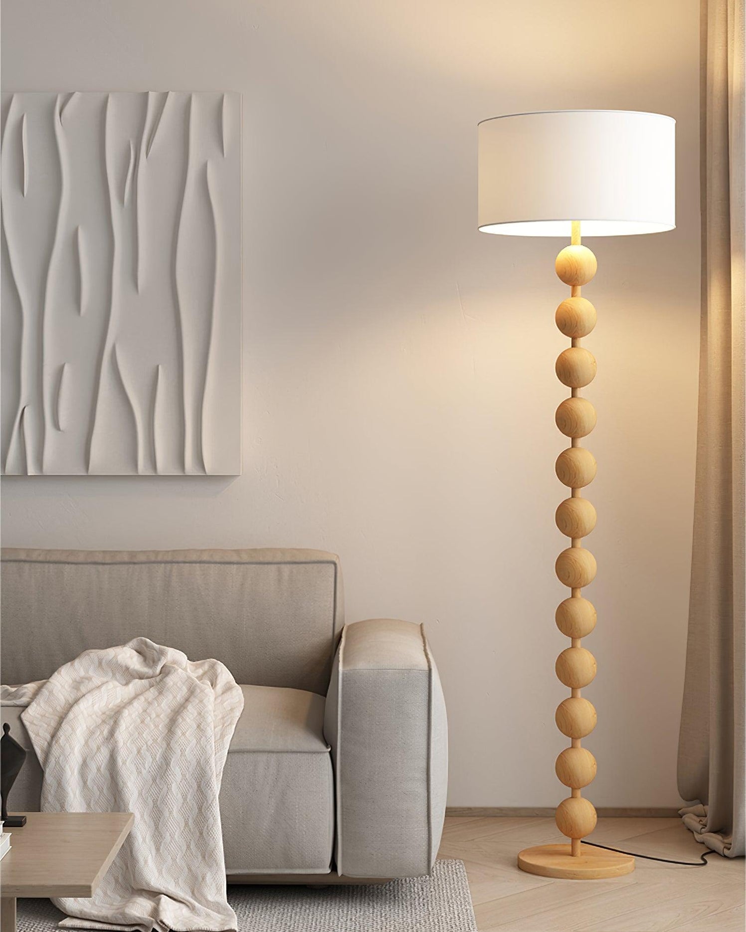 Hugo Barbell Floor Lamp 15.7" — Mooiehome
