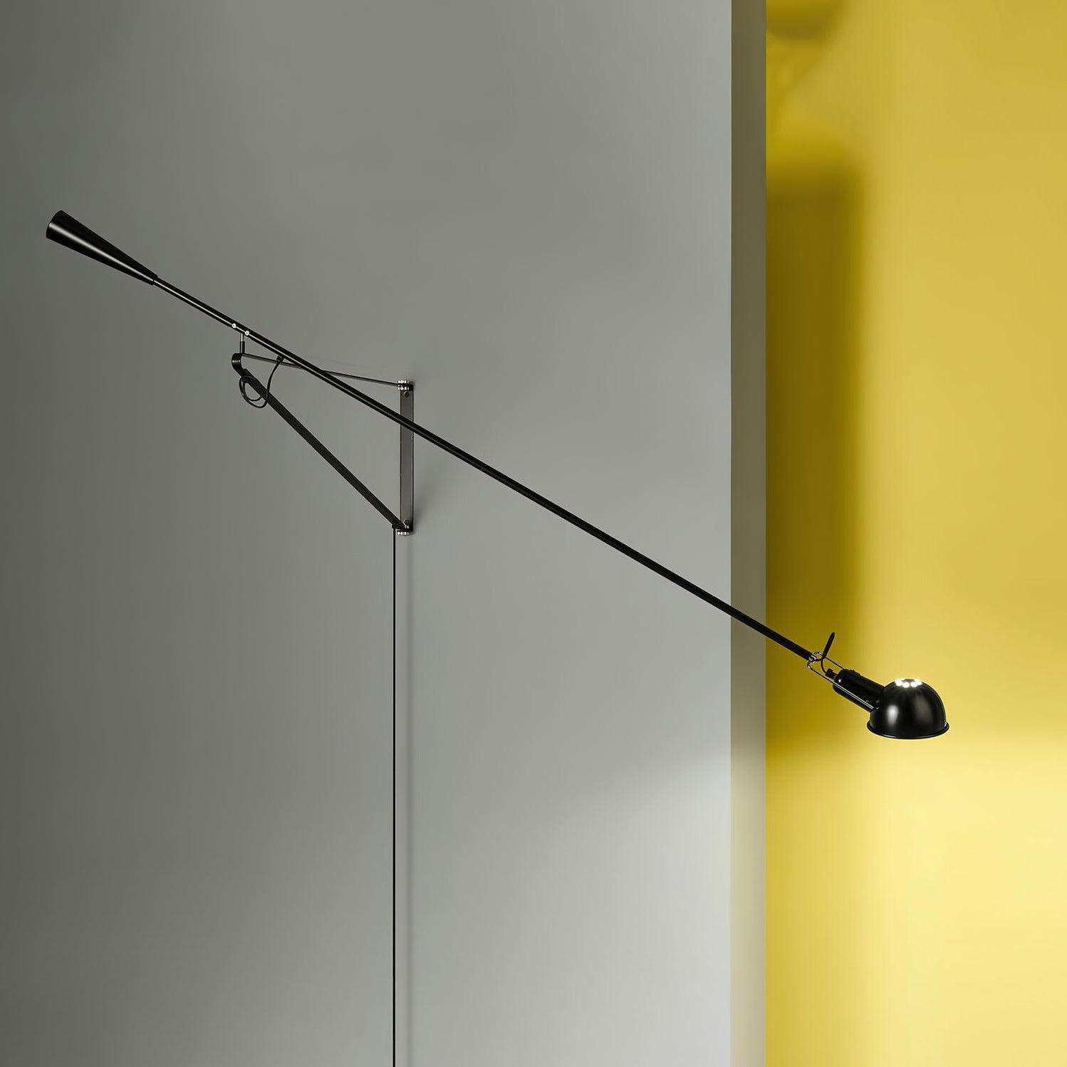 Long Arm Living Room Art Wall Lamp — Mooiehome