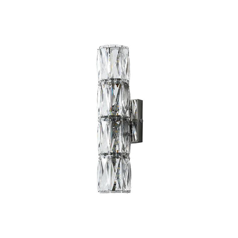 Luxury Crystal Column LED Wall Lamp — Mooiehome