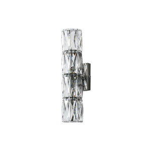 Luxury Crystal Column LED Wall Lamp — Mooiehome