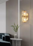 Luxury Crystal Column LED Wall Lamp — Mooiehome
