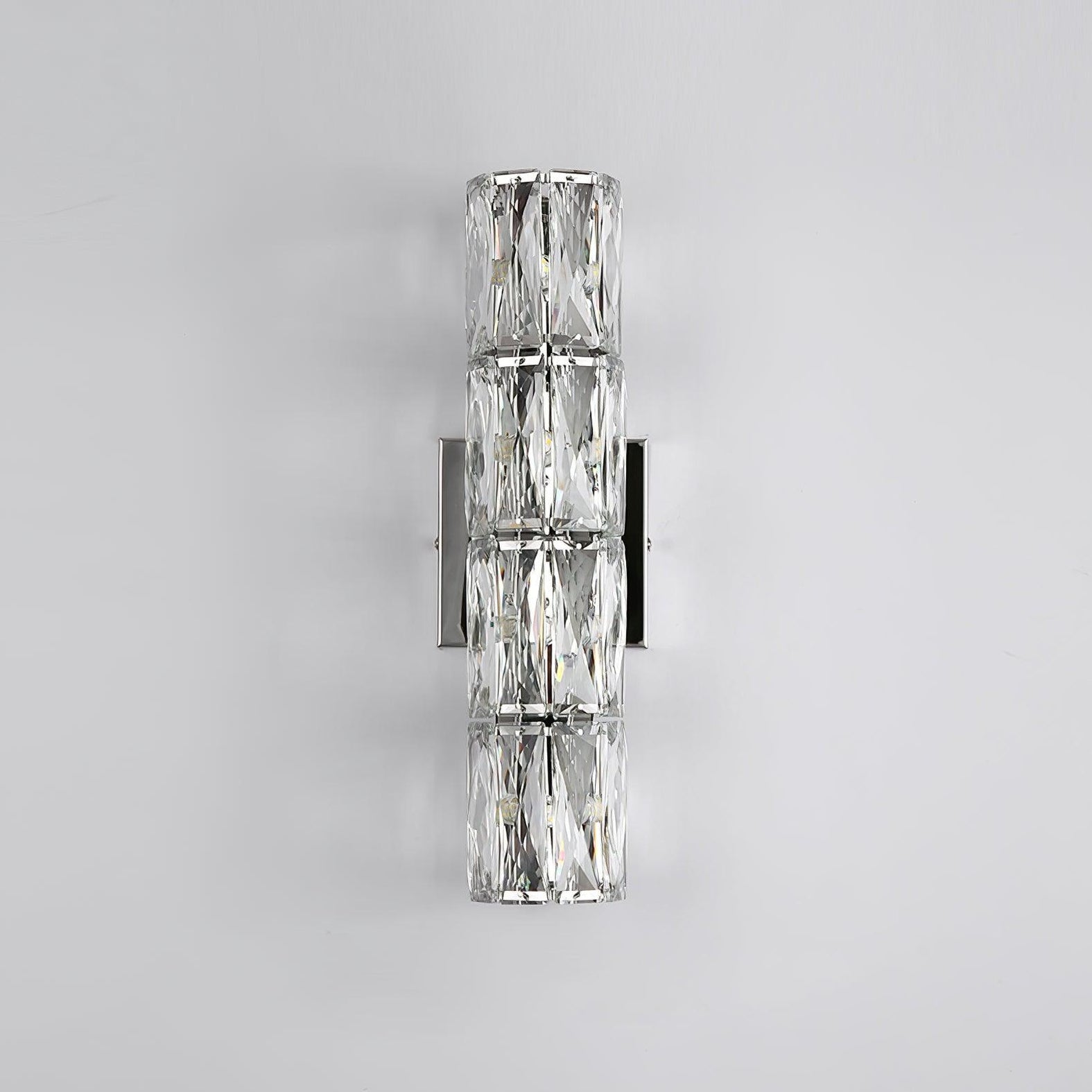 Luxury Crystal Column LED Wall Lamp — Mooiehome