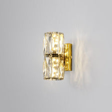 Luxury Crystal Column LED Wall Lamp — Mooiehome