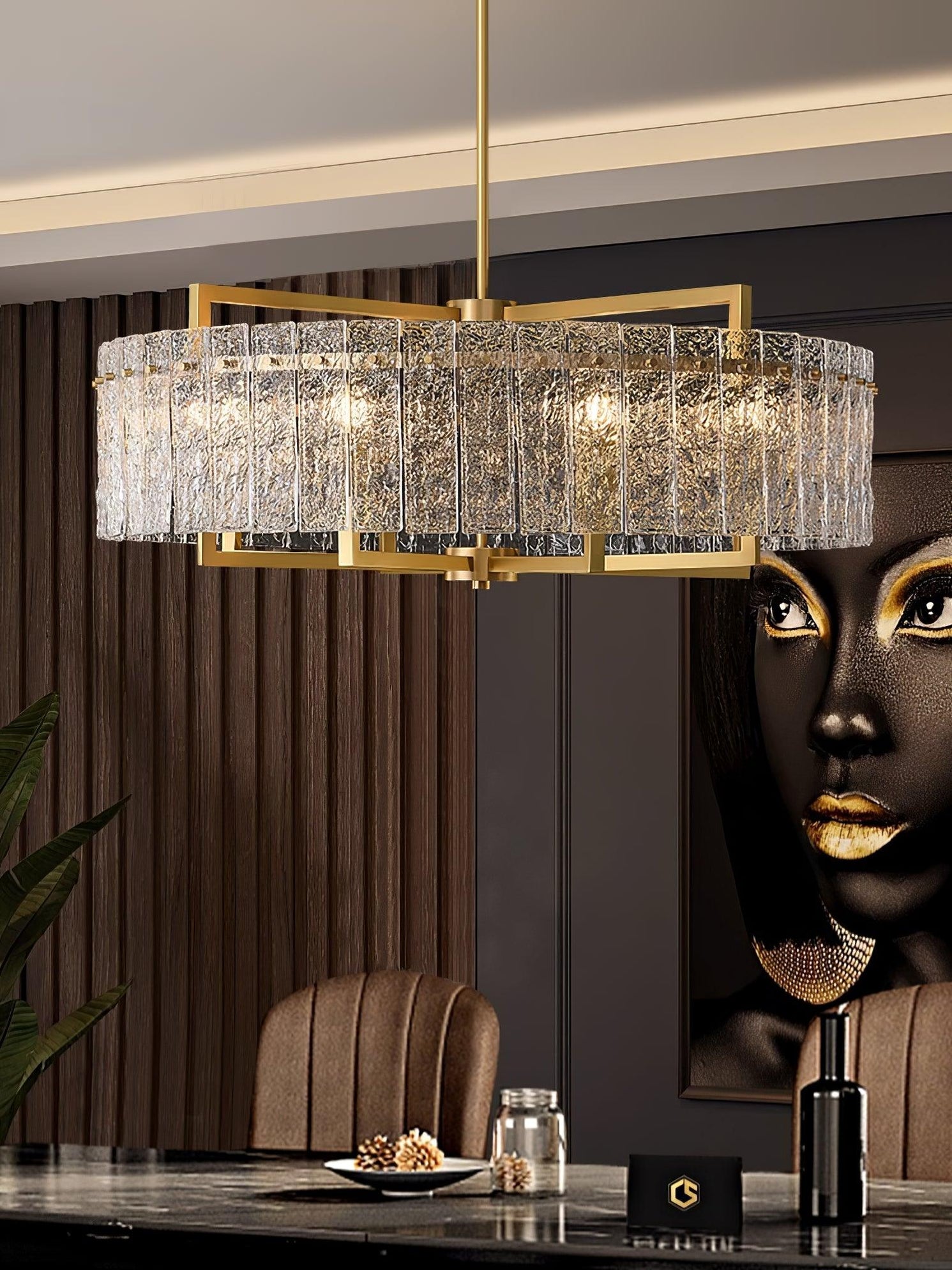 Modern Drum Chandelier — Mooiehome