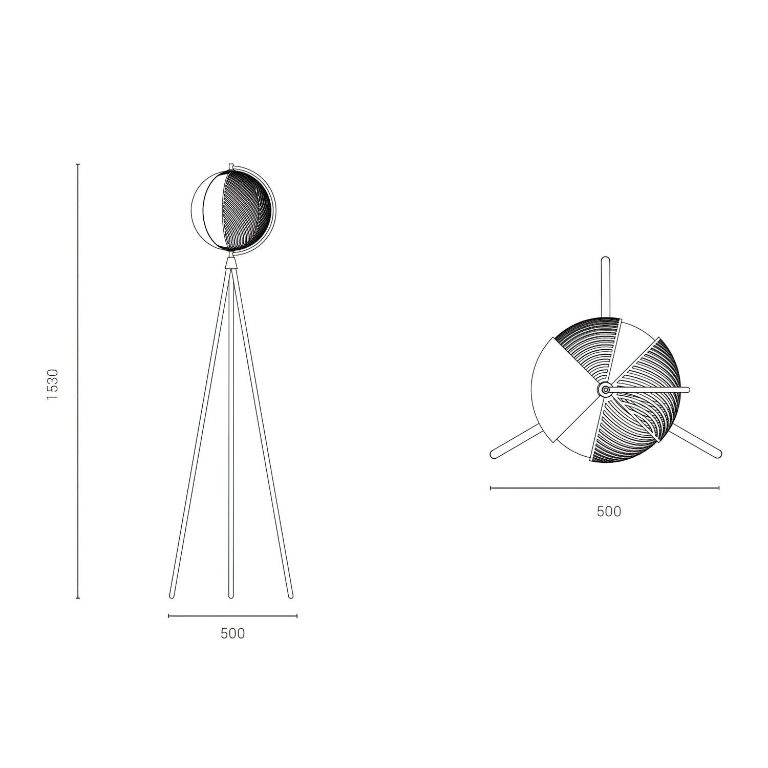 Mondo Floor lamp 19.7" — Mooiehome