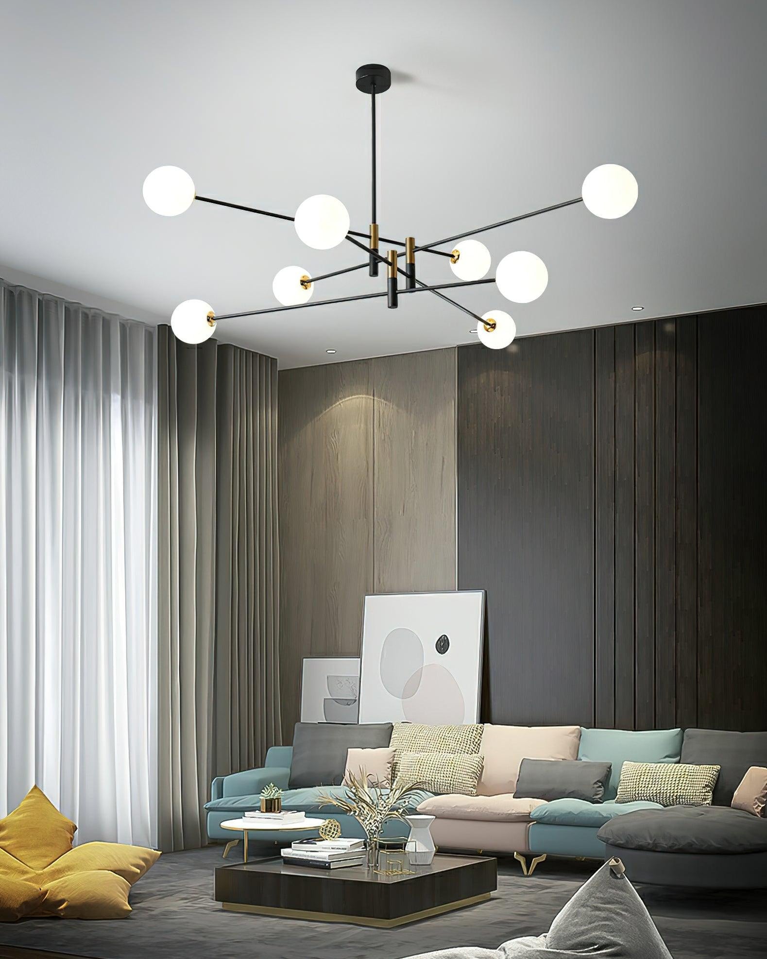 Octagonal Ball Chandelier — Mooiehome