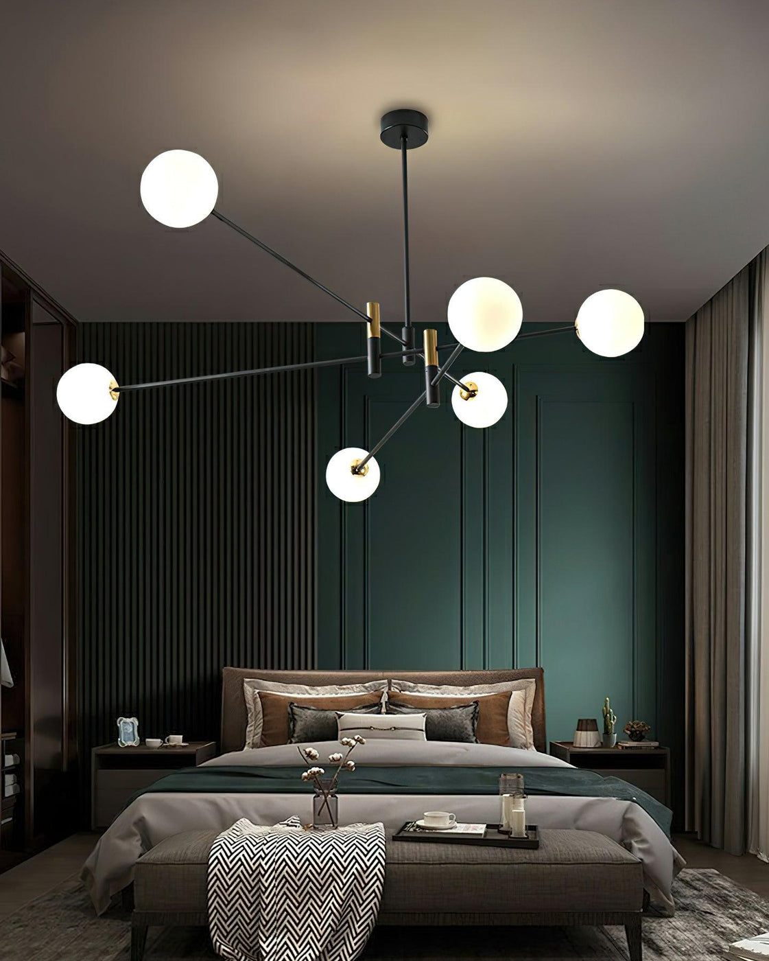 Octagonal Ball Chandelier — Mooiehome