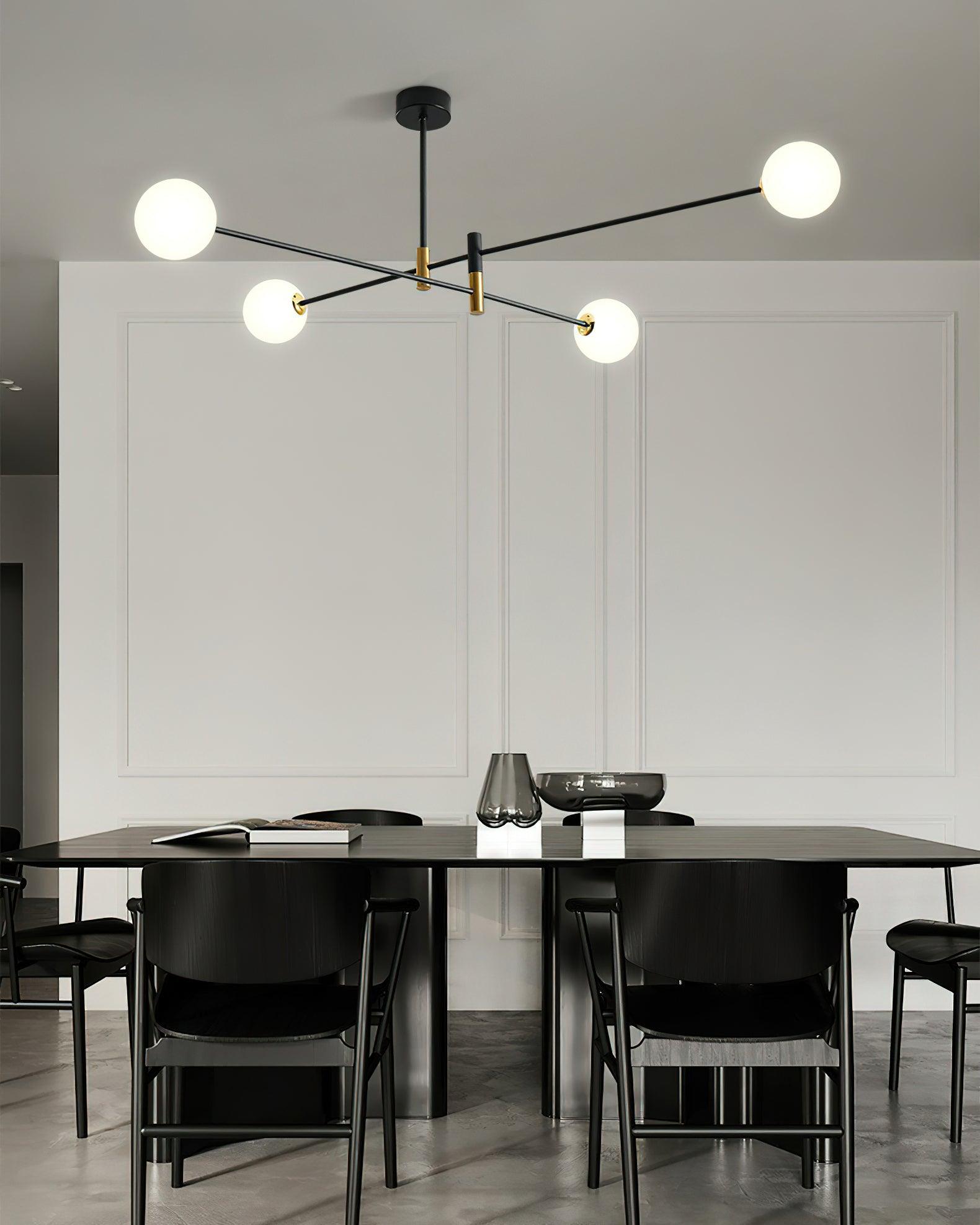 Octagonal Ball Chandelier — Mooiehome