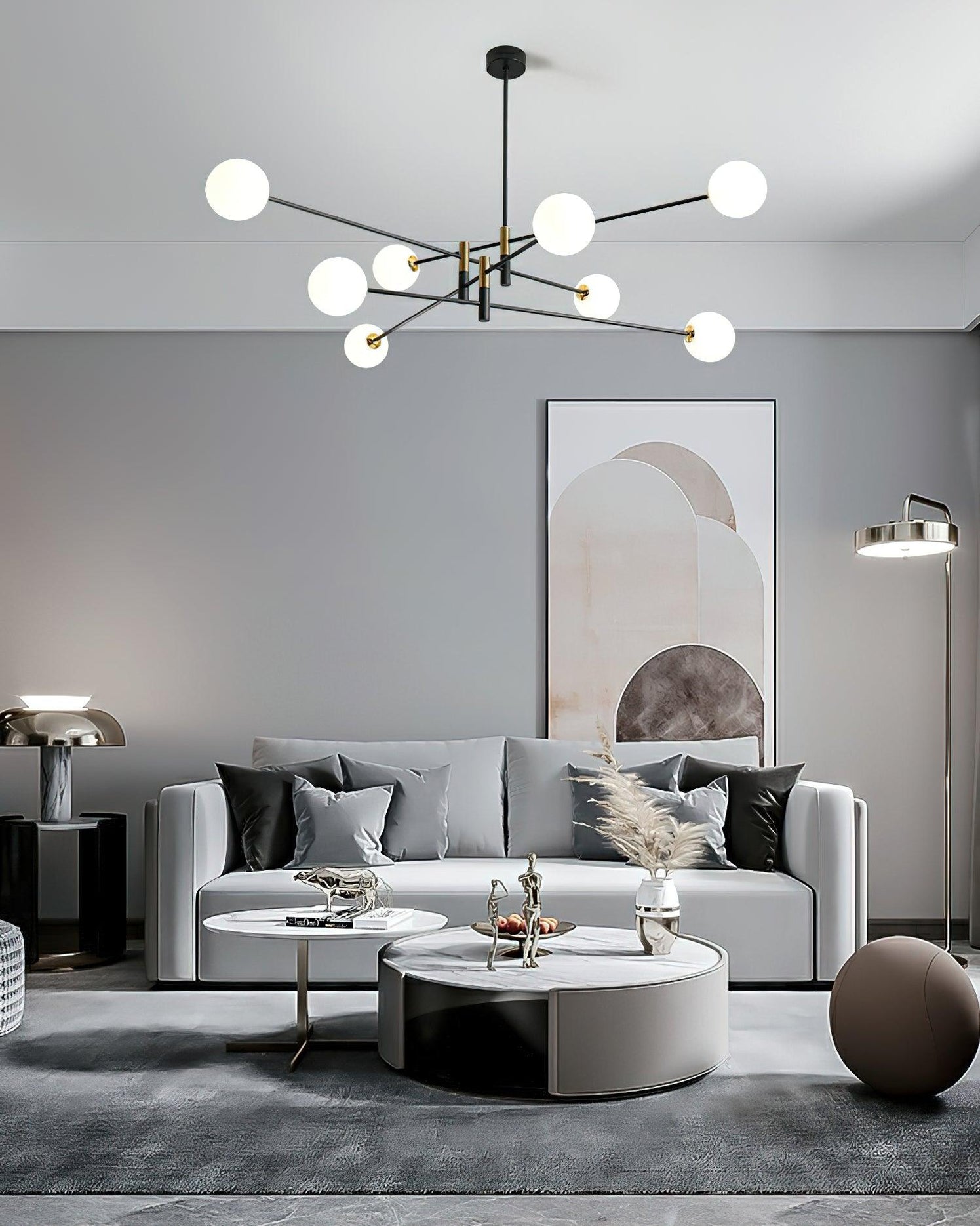 Octagonal Ball Chandelier — Mooiehome