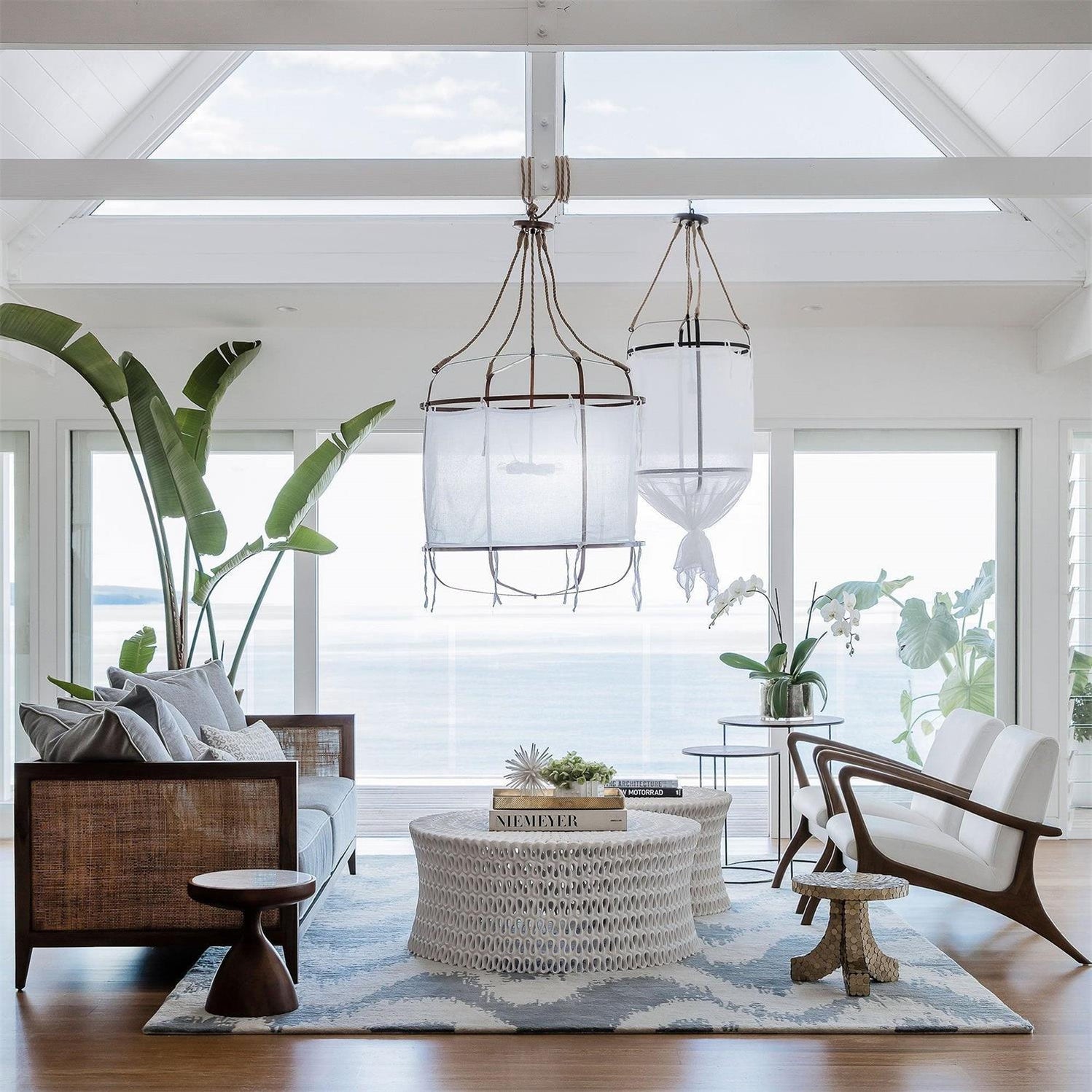 Provence Linen Pendant Light — Mooiehome
