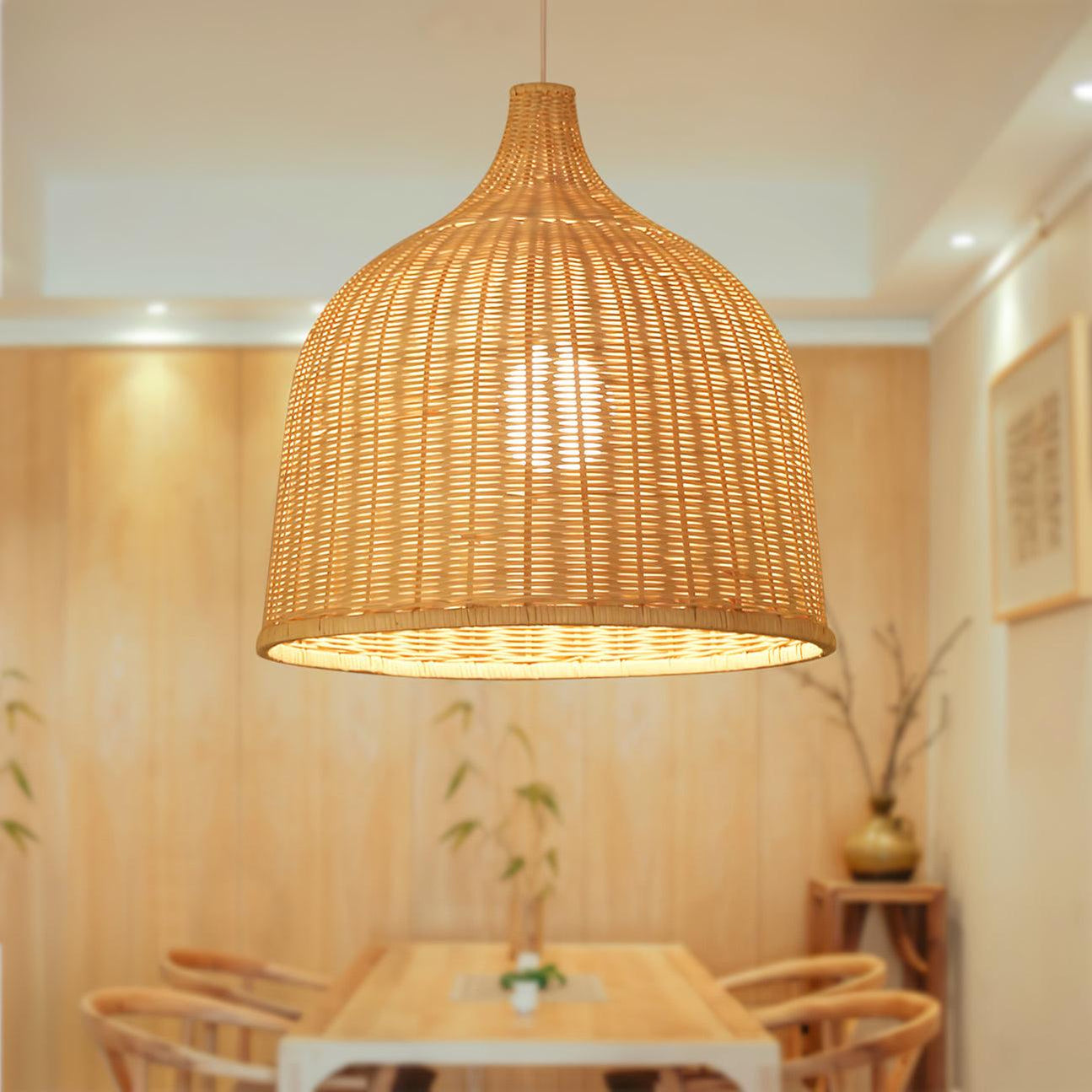 Rattan Pandent Light — Mooiehome