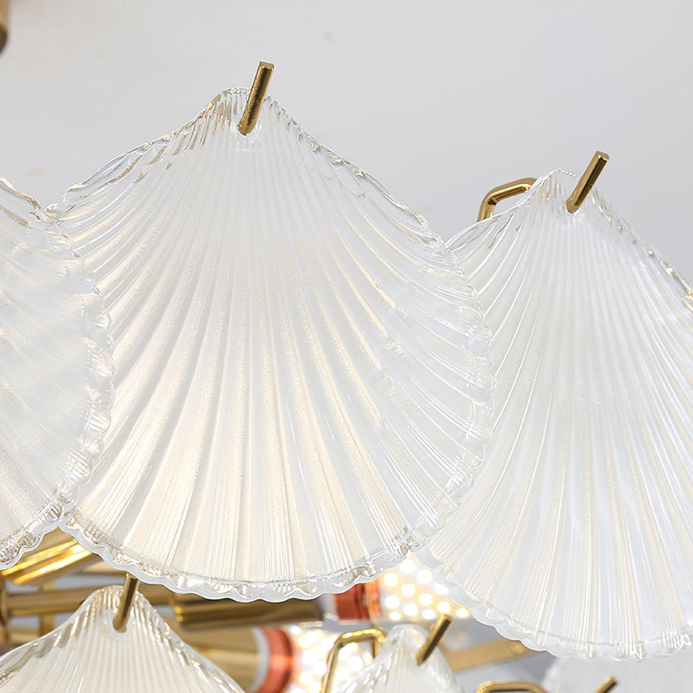 Shell Glass Chandelier — Mooiehome