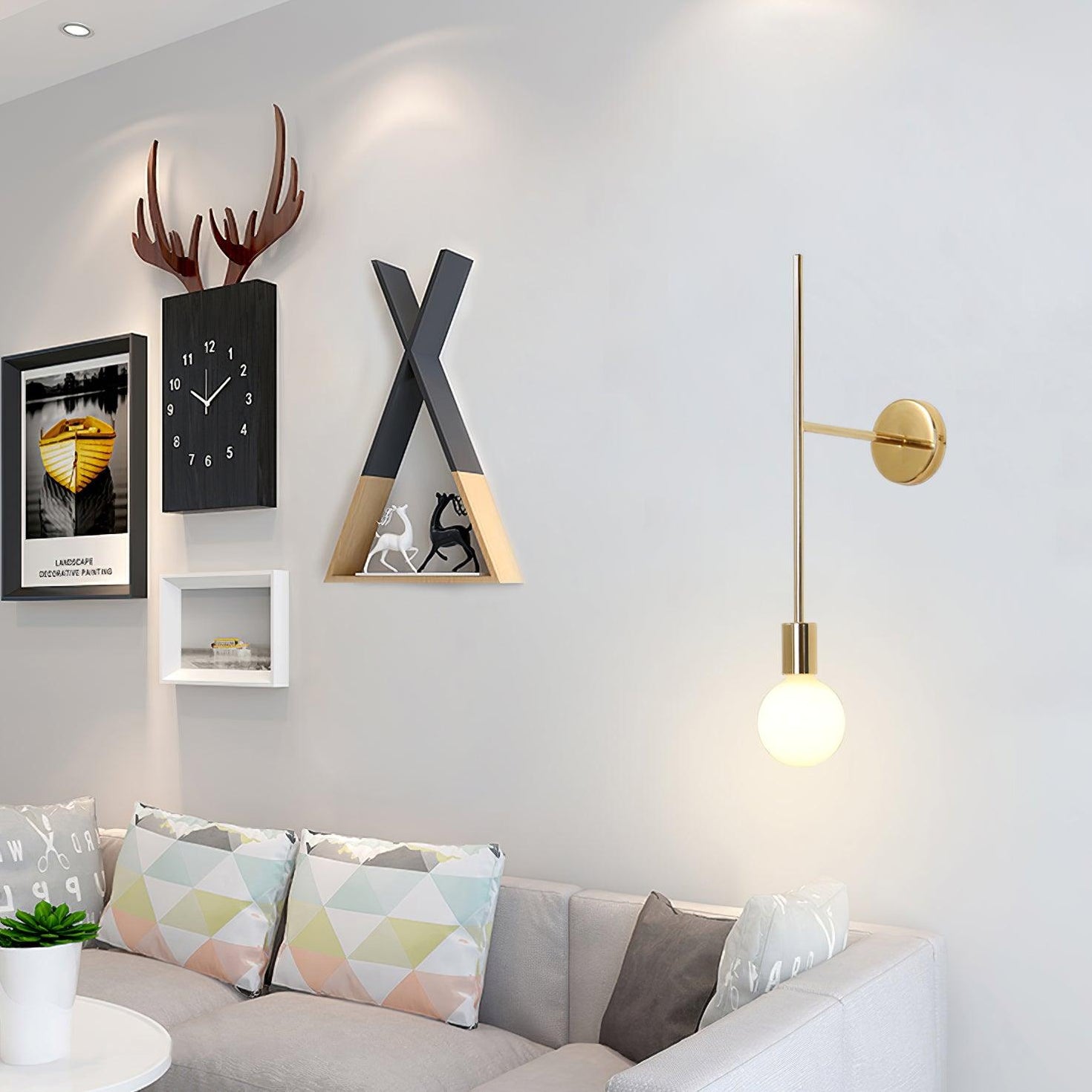 Step & Kick Wall Lamp 7.1" — Mooiehome