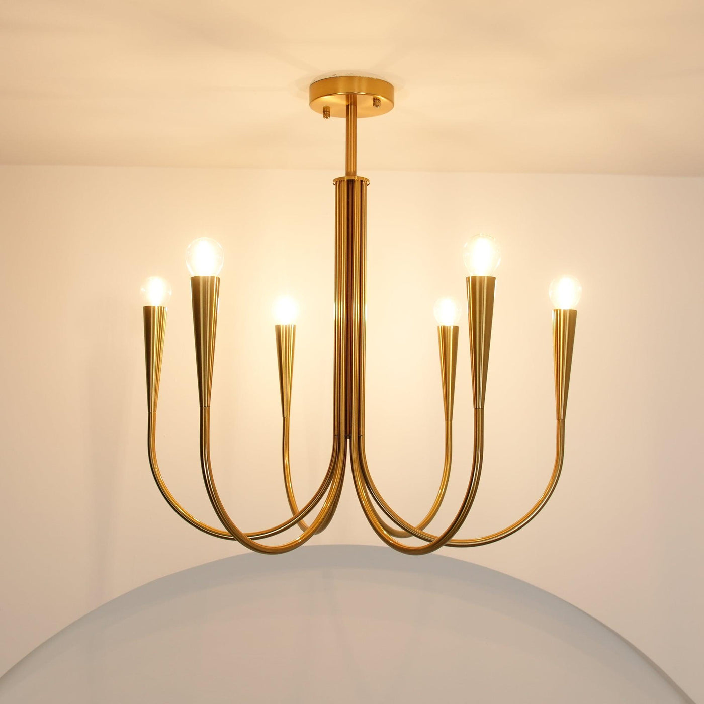 Swoop Arm Chandelier — Mooiehome