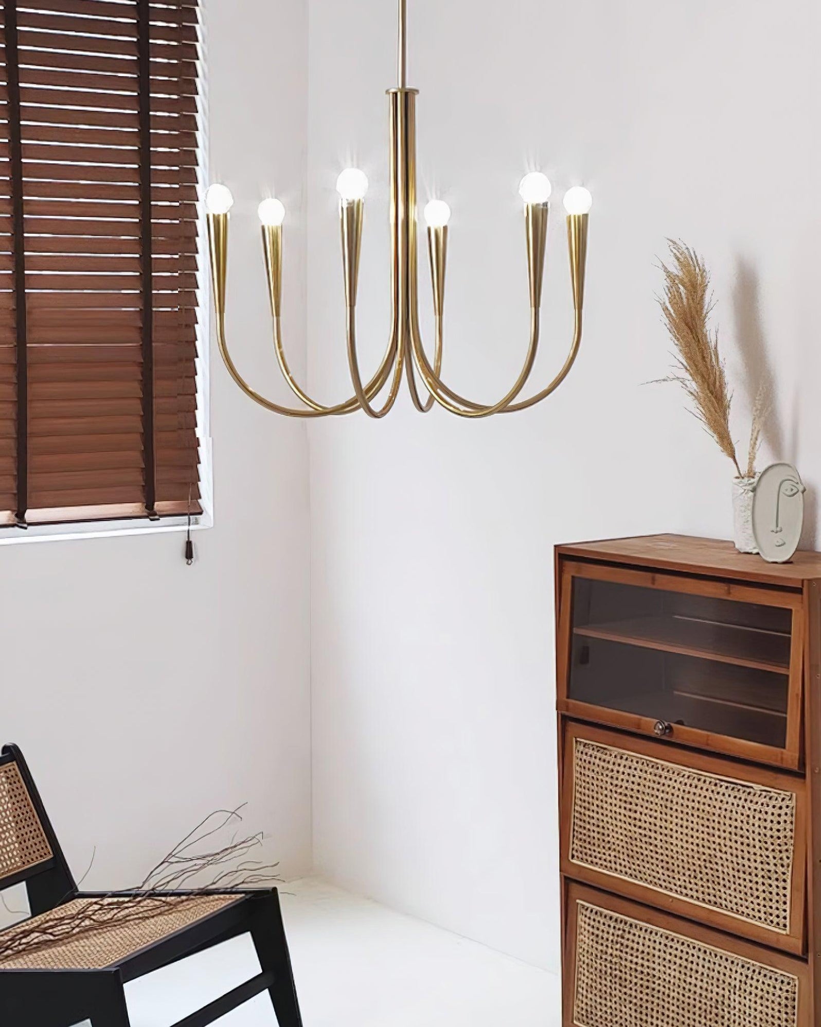 Swoop Arm Chandelier — Mooiehome