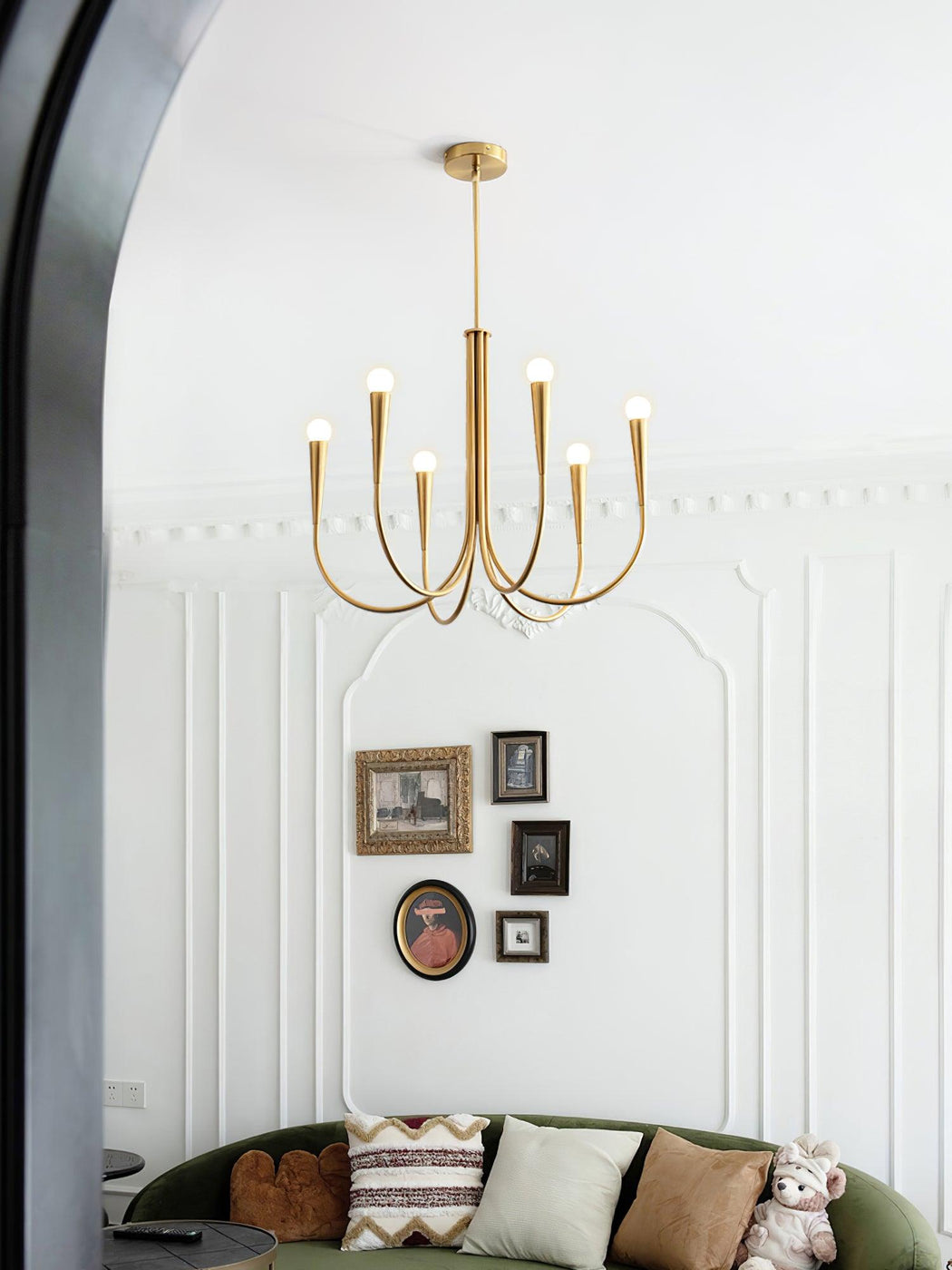 Swoop Arm Chandelier — Mooiehome