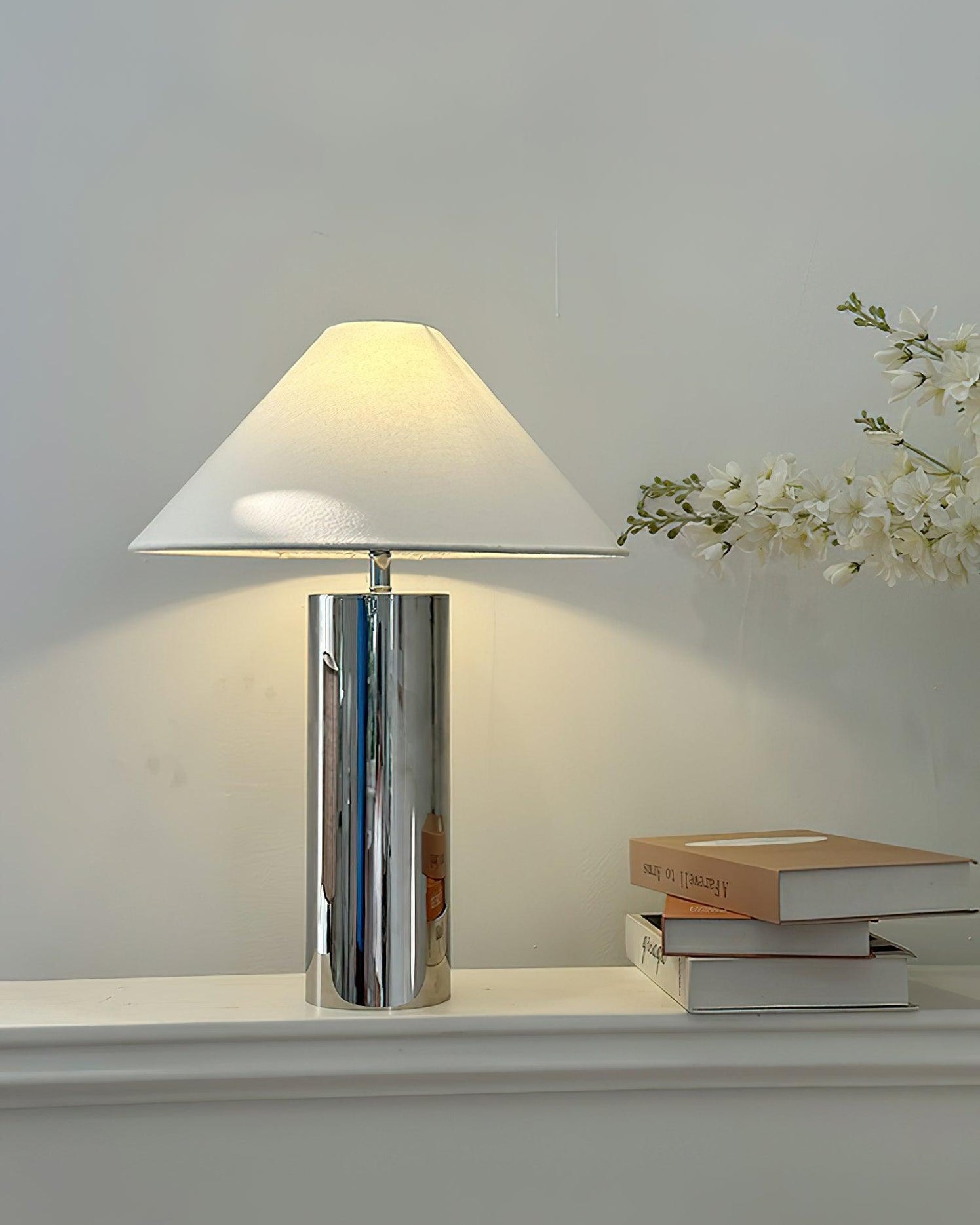 Theo Chrome Table Lamp 15.7" — Mooiehome