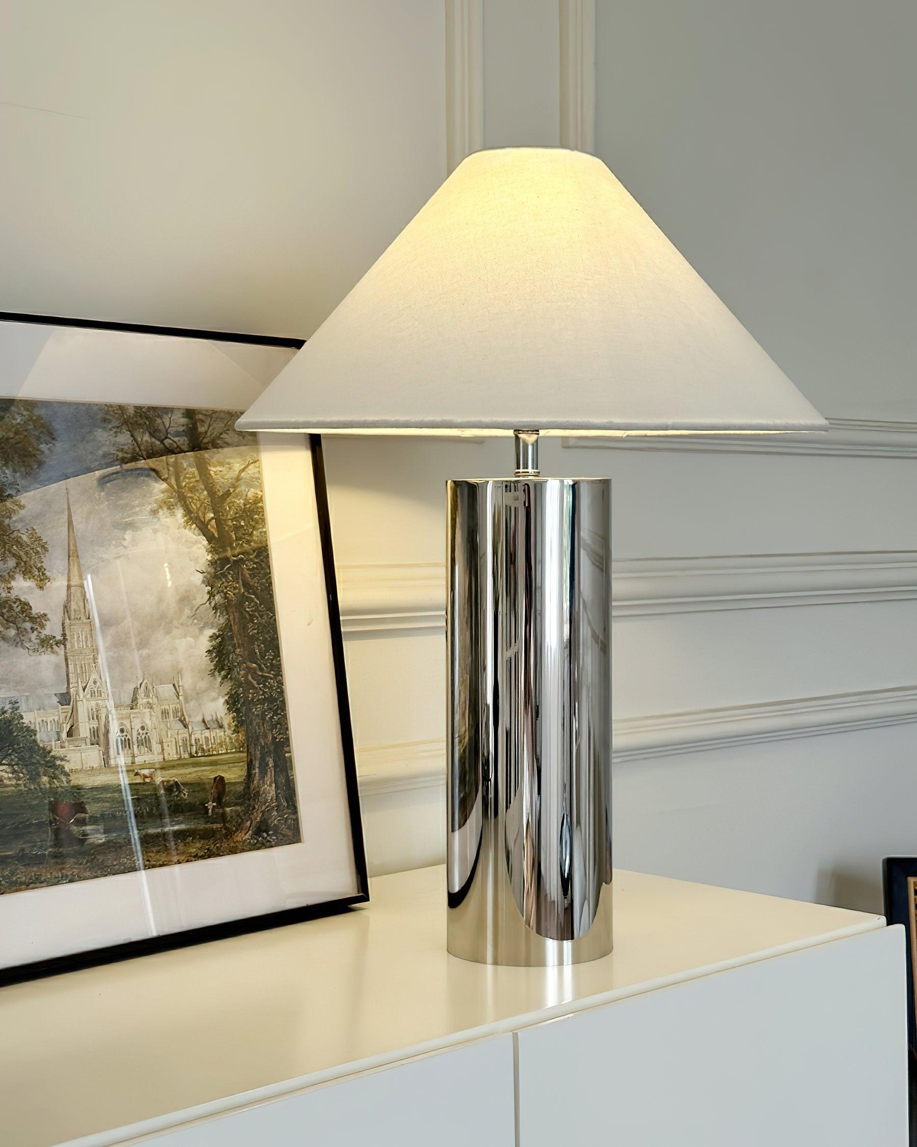 Theo Chrome Table Lamp 15.7" — Mooiehome