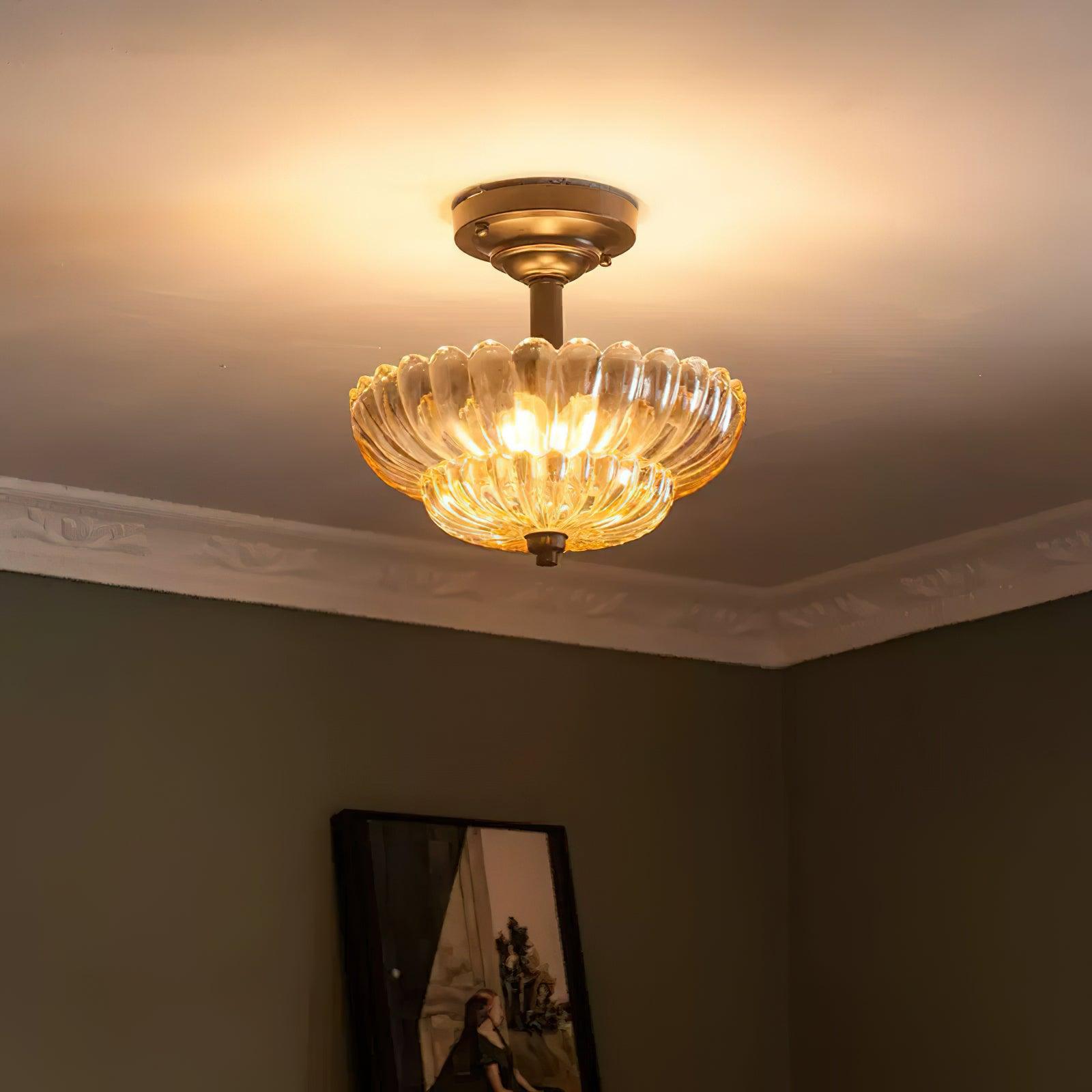 Umbrella Glass Ceiling Light 11.8" — Mooiehome