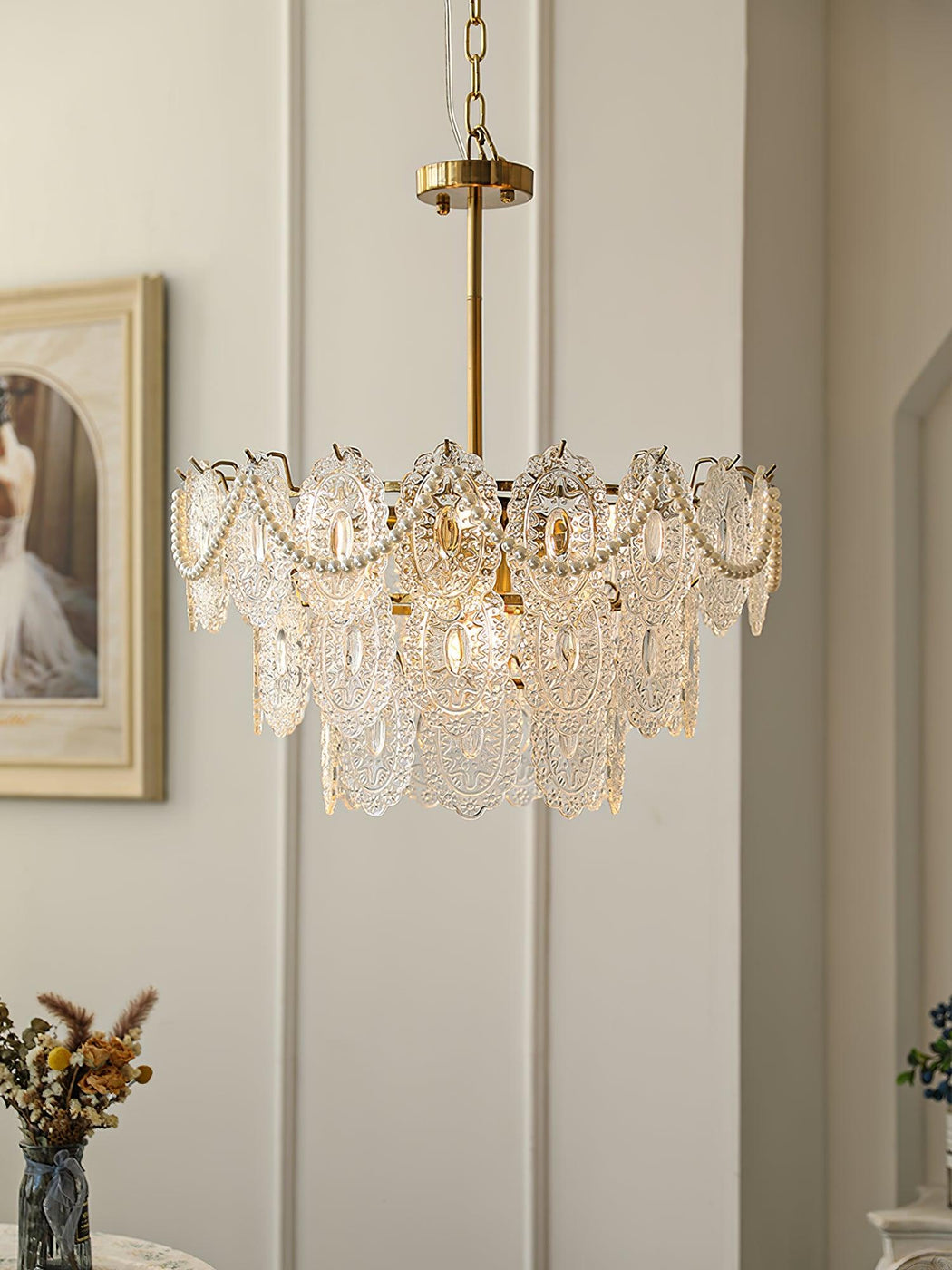 Wave Pearl Chandelier — Mooiehome